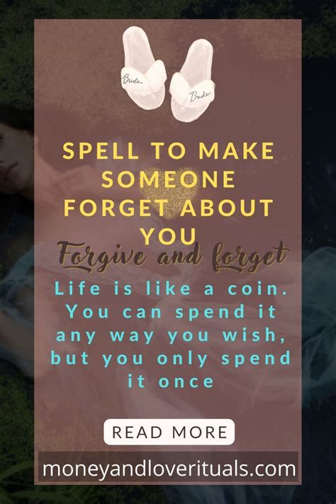 Spell To Make Someone Forget About You Say Sorry Forgive And Forget