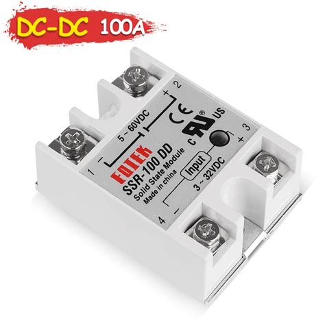 Sinotimer Ssr100a 3 32v 12v Dc To 5 60v Dc Load Ssr 100dd Ssr 100dd