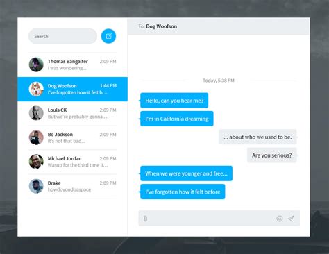 Html5仿网页版微信聊天窗口界面模板 素材码平台