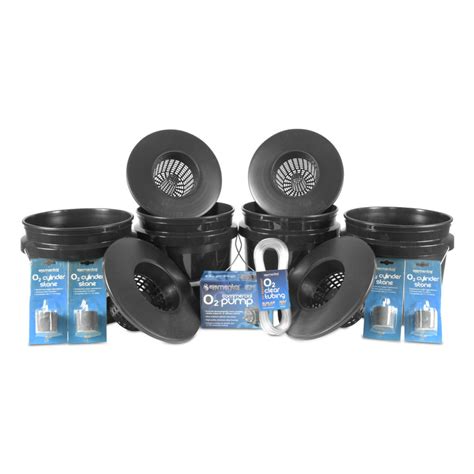 Bubble Brothers 4 Bucket Dwc System Bucket Growing System Htg Supply