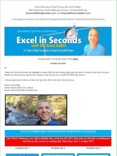 excel addict excel in seconds tip how to filter your data using