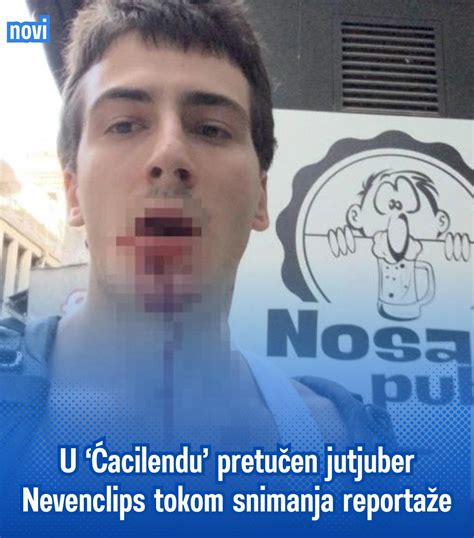 Noviba U ‘Ćacilendu Pretučen Jutjuber Nevenclips Tokom Snimanja Reportaže Link U Komentaru