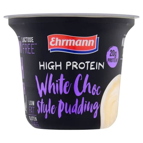 Ehrmanns High Protein White Chocolate Pudding Morrisons Online