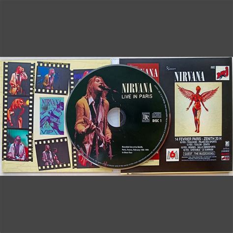 Nirvana Live In Paris 1994 In Utero Tour 2cd Set