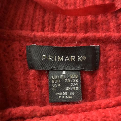 Womens Red Primark Jumper Size Small Good Condition Depop