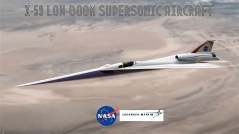 Airplane Χ 59 Nasa With Quiet Supersonic Technologys Quesst