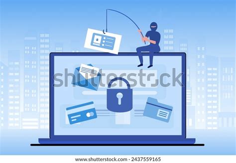 Phishing Scam Hacker Crime Attack Personal Stock Vector Royalty Free 2437559165 Shutterstock
