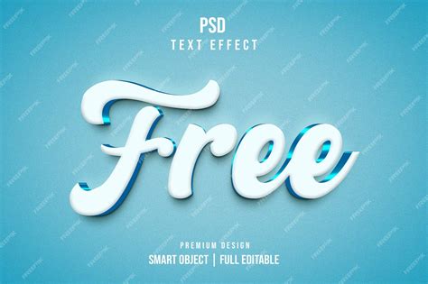 Premium PSD | Free editable 3d text effect