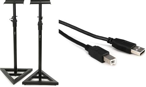 Gator Frameworks Gfw Spk Sm Studio Monitor Stands Bundle Reverb