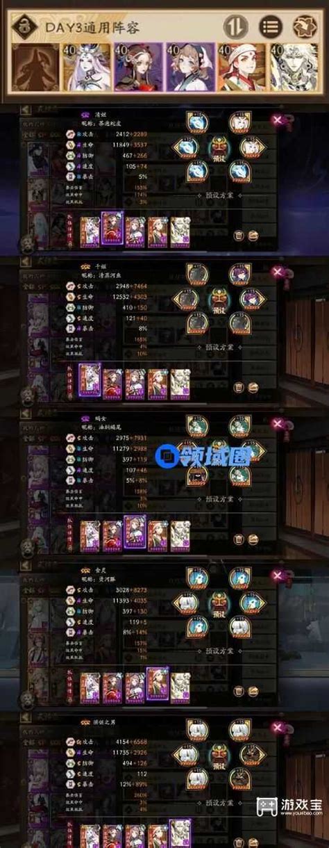阴阳师超鬼王第三天阵容推荐攻略2022 领域圈