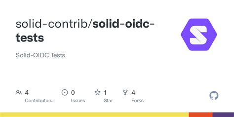 Github Solid Contribsolid Oidc Tests Solid Oidc Tests