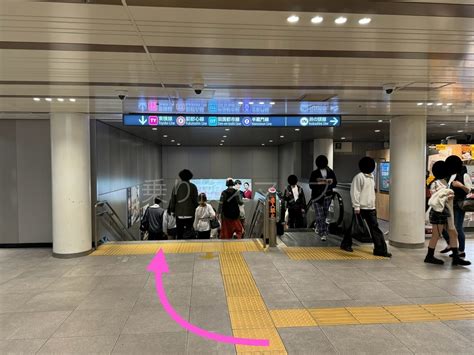 渋谷駅【井の頭線→東横線】乗り換え方法 乗り換えマップ
