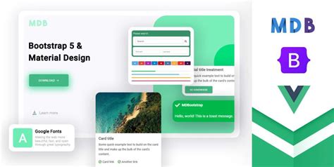 Free Angular React Vue Material Design UI Kits
