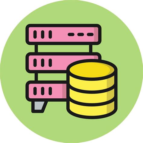 Database Storage Vector Icon Design Illustration 34552603 Vector Art At