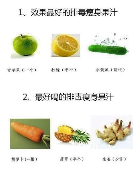 各種自製排毒瘦身果汁養生瘦身最愛 每日頭條