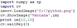Raerpo Numpy Y OpenCV