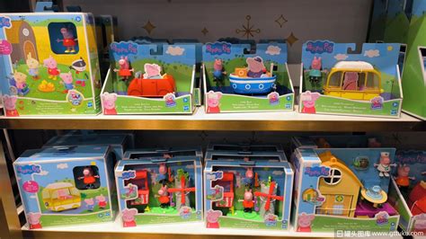 小猪佩奇 peppa pig 玩具 罐头图库