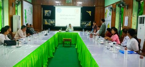 ပြည်ခရိုင်အမျိုးသမီး‌ကော်မတီလုပ်ငန်းညှိနှိုင်းအစည်းအဝေးကျင်းပ Information And Public Relations