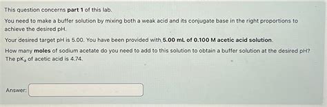 Solved This Question Concerns Part Of This Lab You Need Chegg