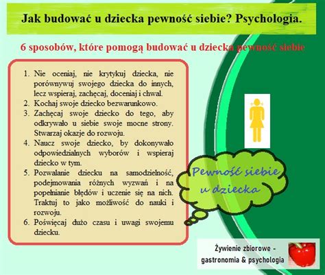 Jak budować u dziecka pewność siebie Psychologia