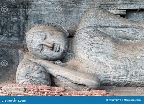 Lying Buddha In The Ancient Capital And Royal Historical Site In Sri