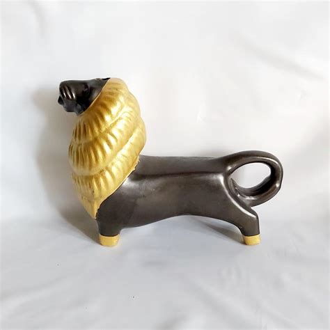 Статуетка лксф лембик майоліка лев кераміка вінтажна майолика — ціна 5555 грн у каталозі