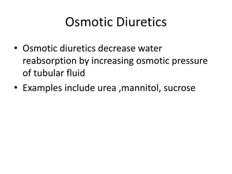 Ppt Diuretics Powerpoint Presentation Id2241330