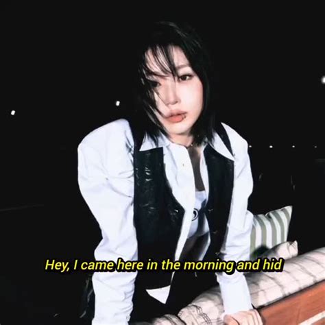 Unanswercalled Call From Nmixx Haewon 「我早上就到這然後躲起來了，但我不小心睡著。我不知道現在幾點，我