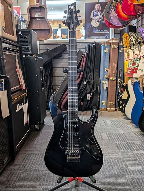 Schecter Banshee 6 Sgr Fr Gloss Black Reverb