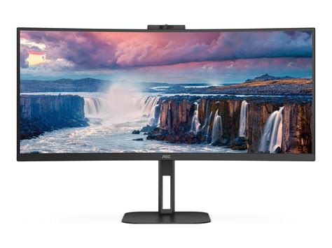 AOC Value Line CU34V5CWBK V5 Series LED Monitor CU34V5CW BK