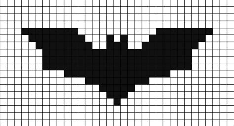 Batman Logo 2005 Pixel Art Regalos De Batman Dibujos En Cuadricula