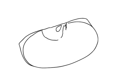 Premium Vector Apple Slice With Pits Ripe Fruit Food Doodle Linear Cartoon Coloring