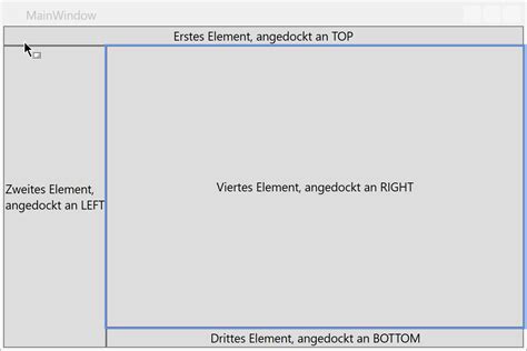 Wpf Steuerelemente Das Dockpanel Datenbankentwickler Know How