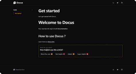 Github Inteveldocus Feedback 🚥 Get Feedback On Your Docus Based