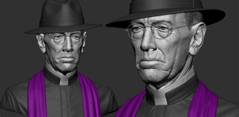 Lankester Merrin The Exorcist Real Time Ue4 — Polycount