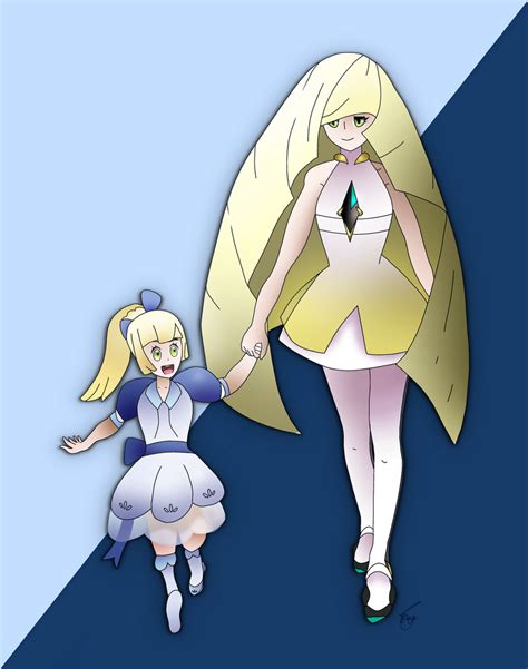 Lusamine And Lillie Mother Bond By Tr3yart On Deviantart