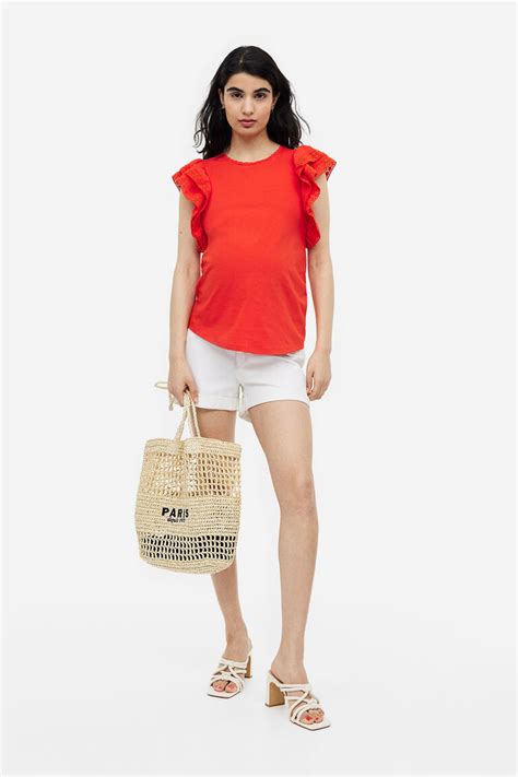 Mama Denim Shorts