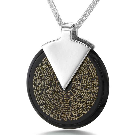Collier Je T Aime Langues Bijoux Couples