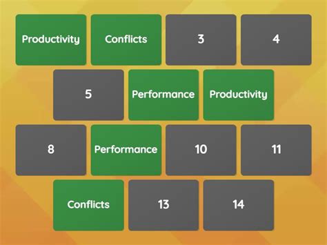 Ch 5 Matching Game Matching Pairs