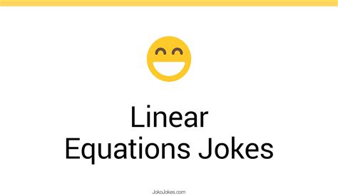 3 Linear Equations Jokes And Funny Puns Jokojokes