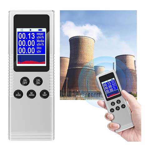 Geiger Counter Dosimeter For Nuclear Radiation Portable Radiation Detector For Measuring