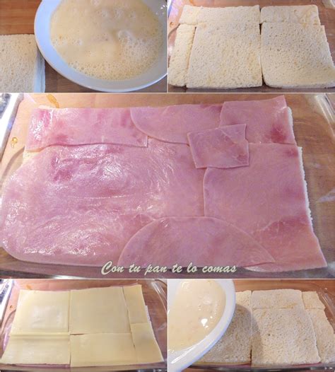 Pastel De Pan De Molde Jamón Y Queso Cocina