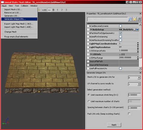 Tutorials Ue3 Lightmapping