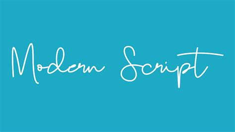 Script And Cursive Styles Of Typography A Timeless Artistry