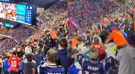 Breaking Video Shows Pats Fan Assaulted By Dolphins Fan