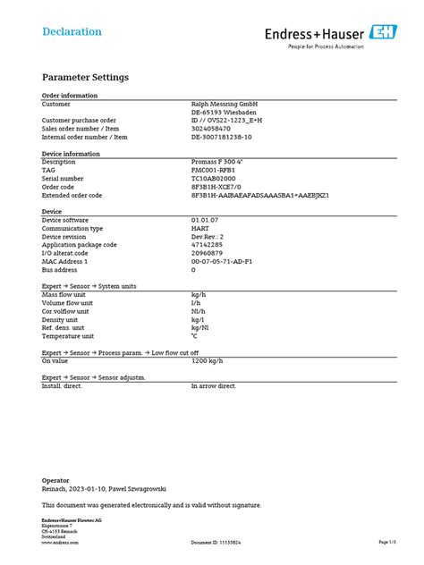 Parameter Settings Pdf Inputoutput Computing