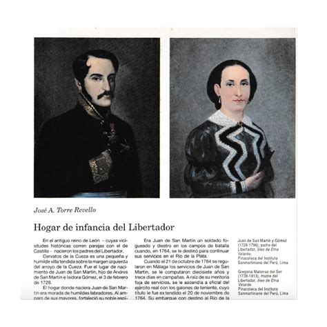 Los Falsos” Padres Del General San Martín Un General Español Y Una