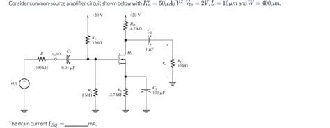 Answered Consider Common Source Amplifier… Bartleby