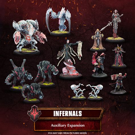 3d Printable Warmachine Infernals Auxiliary Expansion By Warmachine 3d