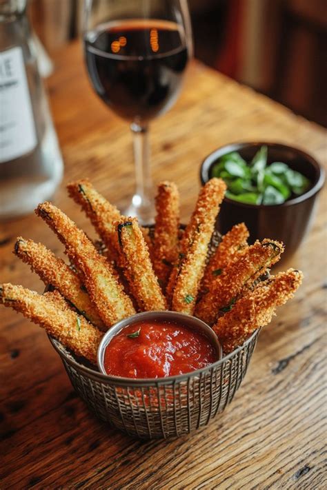 Crispy Zucchini Fries Crafted Spaces